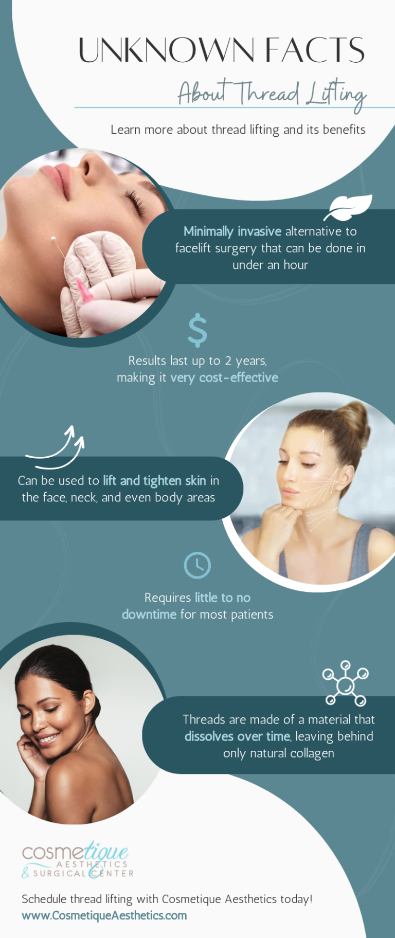 Benefits of Thread Lifting | Cosmetique Aesthetics